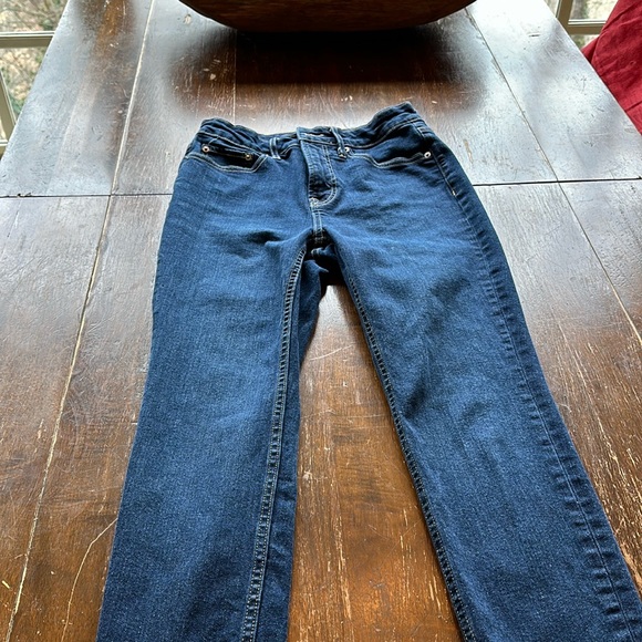 Free Assembly | Jeans | Free Assembly Dark Denim Jeans Tapered Ankle ...